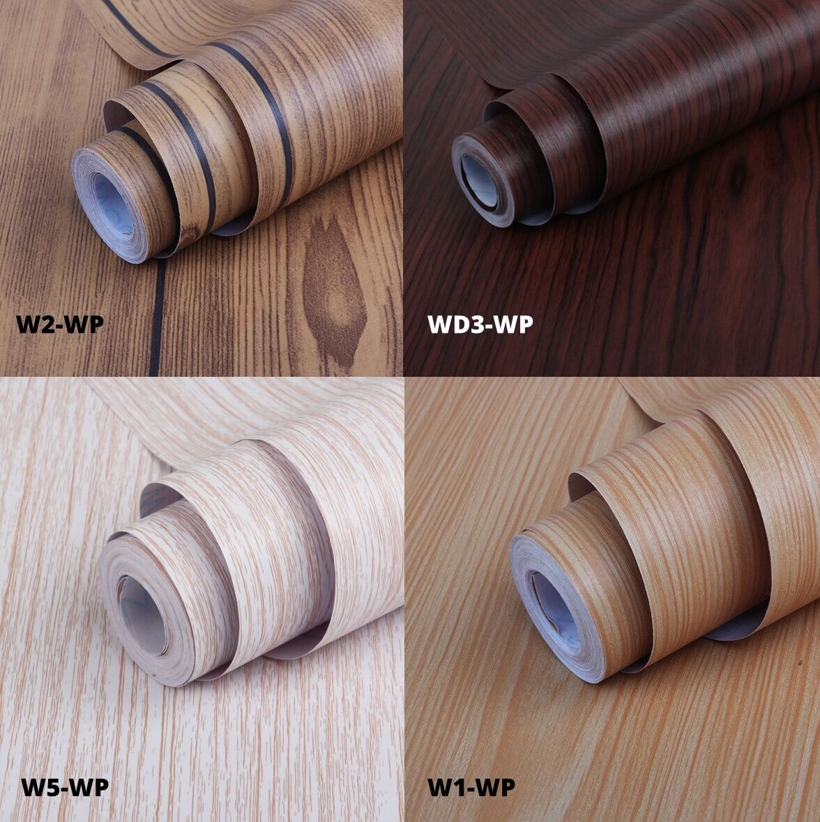 PVC wallpaper wooden PVC adhesive wall sticker 45cmx10m