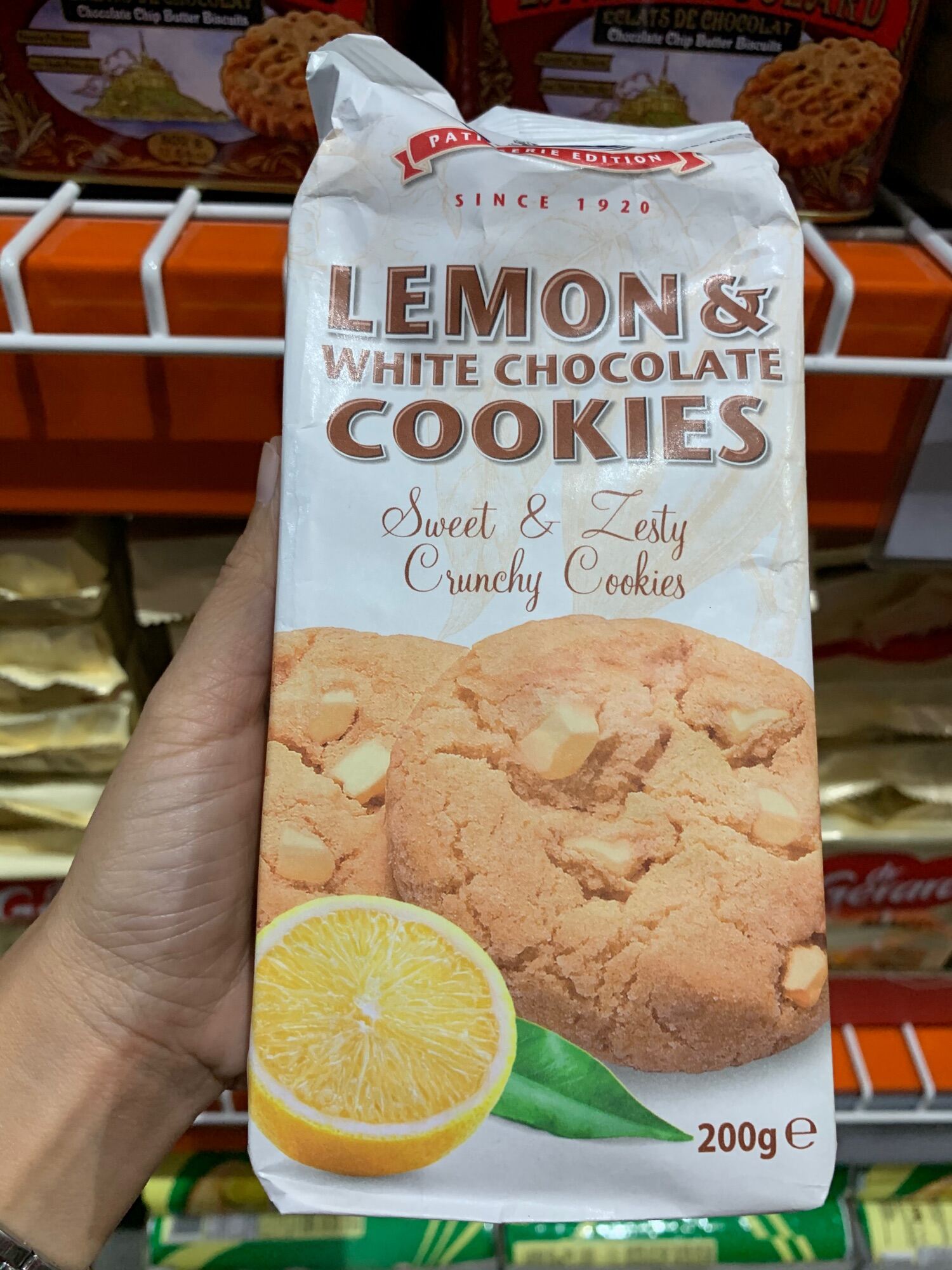 Merba Lemon and White Chocolate Cookies 200g | Lazada PH