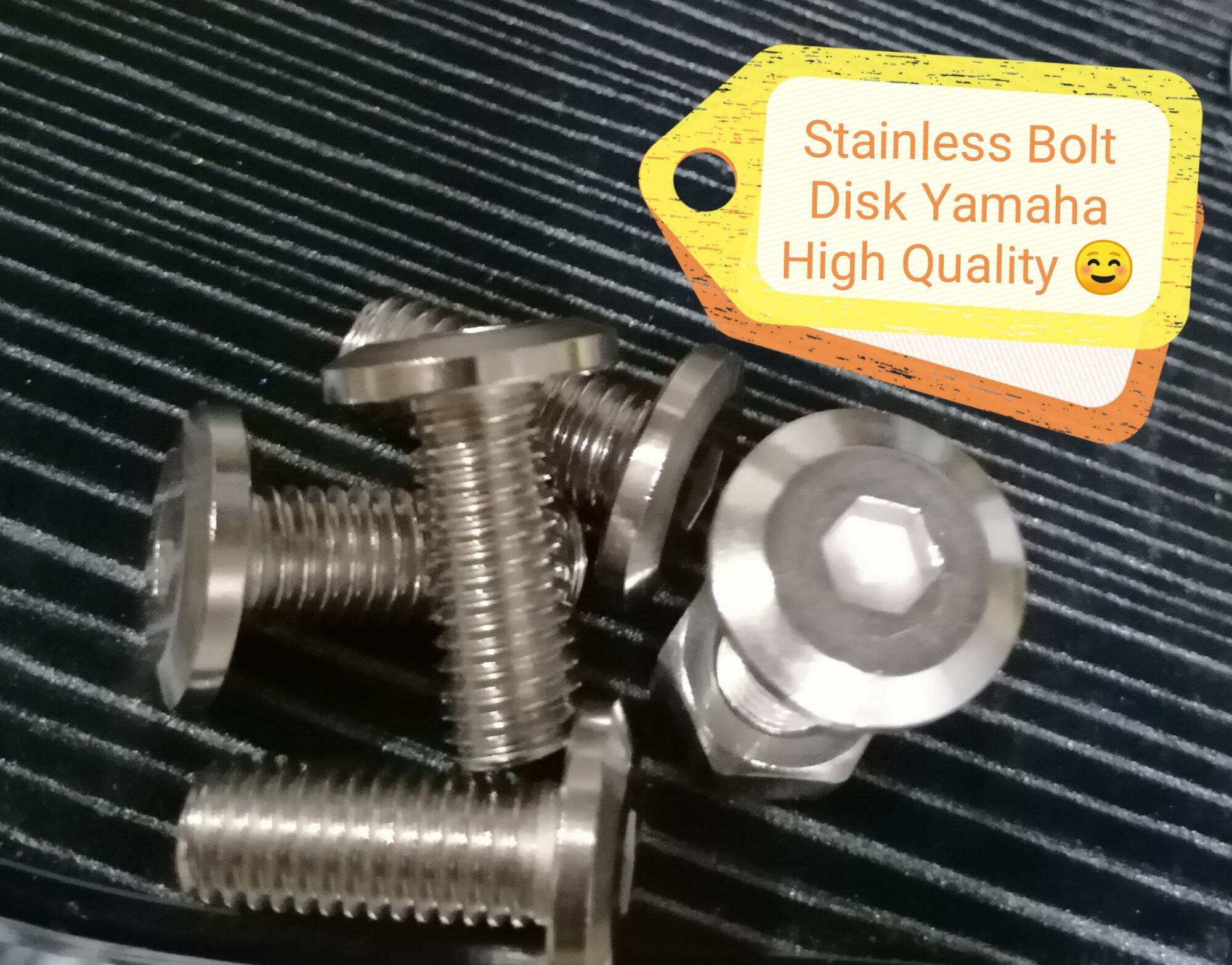 "Stainless Disk Bolt 8mmx25 pang Yamaha/Mio Sold Per TWO Pcs. | Lazada PH