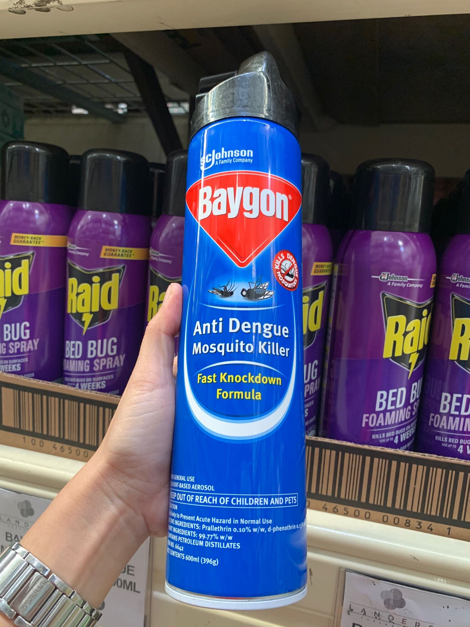 Baygon Anti Dengue Mosquito Killer 600ml | Lazada PH