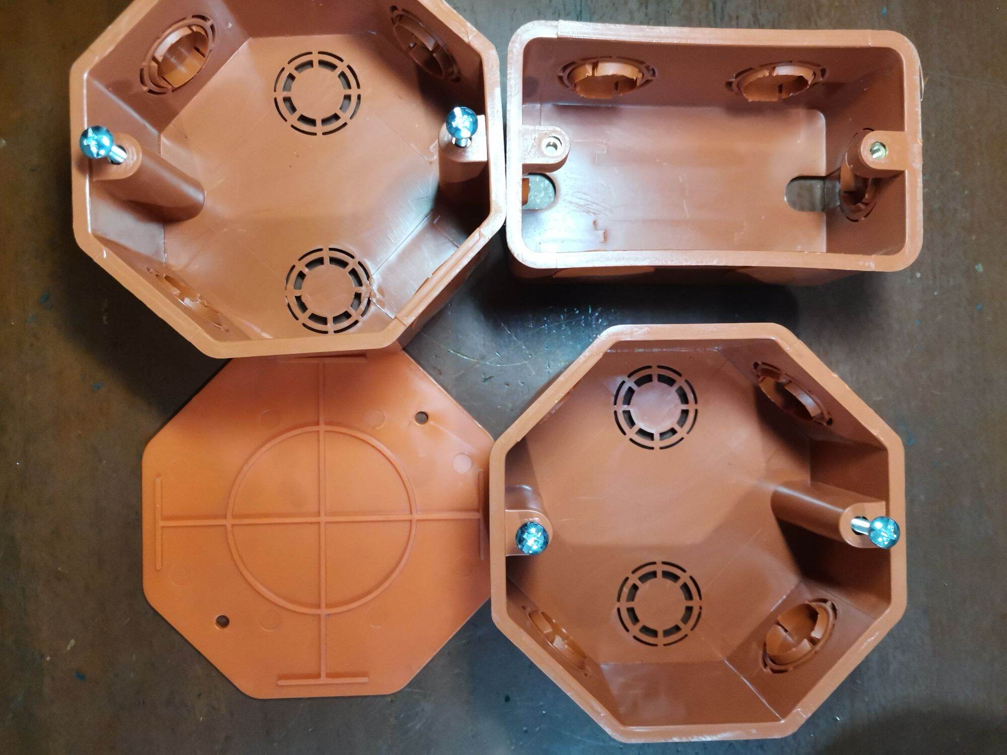 TLX Utility box, Junction box w/screw, junction box w/cover and screw ...