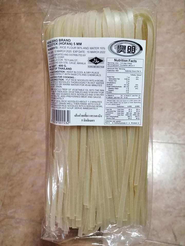 Rice Noodles / Hofan / Pad Thai Noodles | 5mm (400g) | Lazada PH