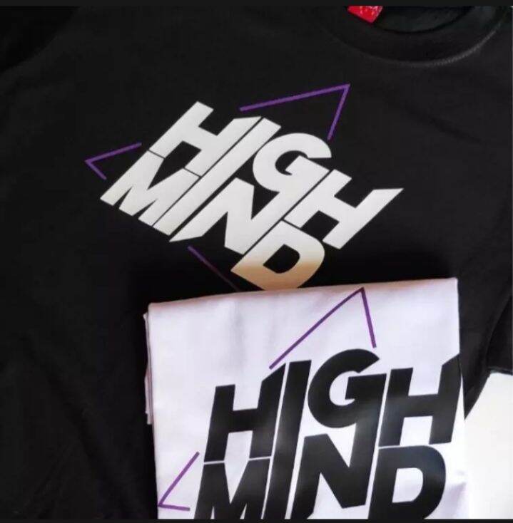 HIGHMIND regular fit unisex vinylprint | Lazada PH