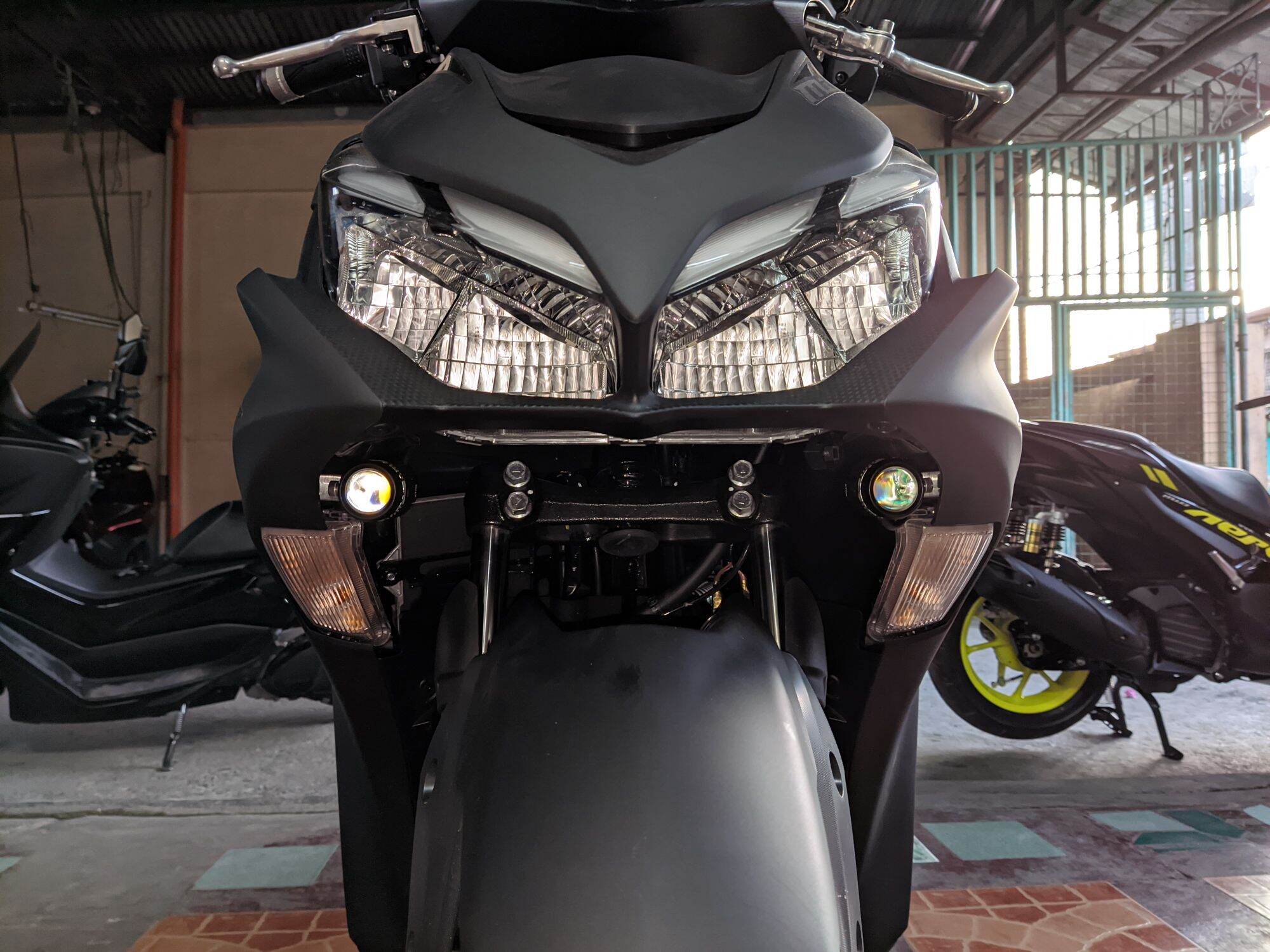 Mini Driving Light Bracket L Type 2pcs | Stainless | Aerox V1 / V2 ...