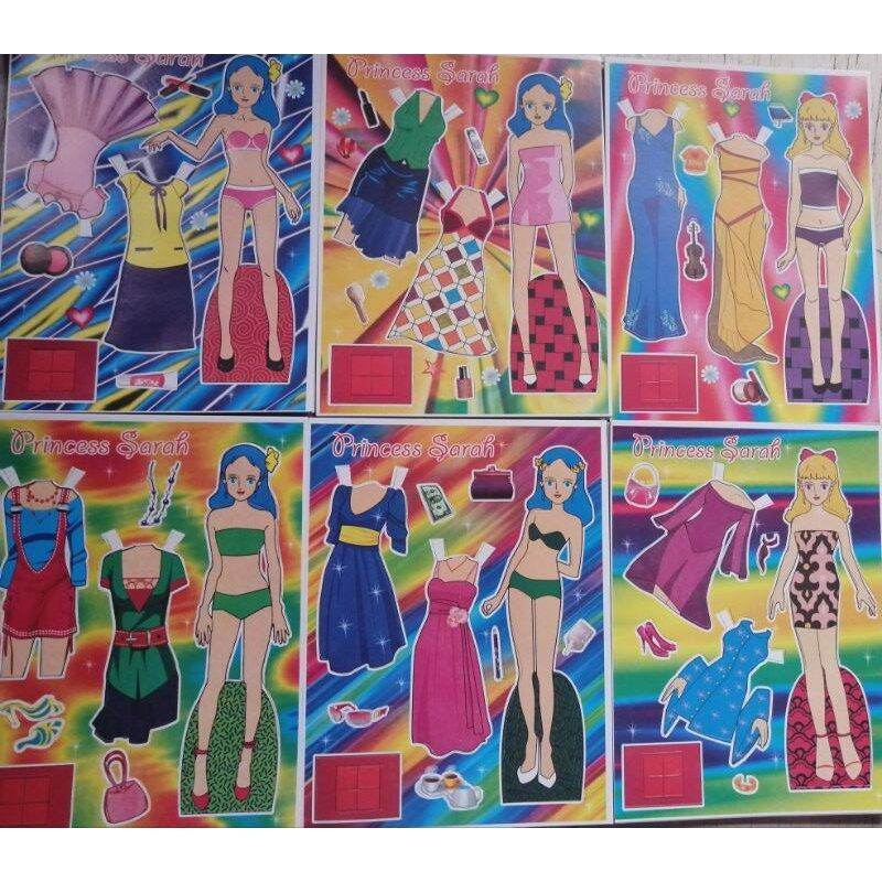 princess sarah paper dolls 50 pcs | Lazada PH