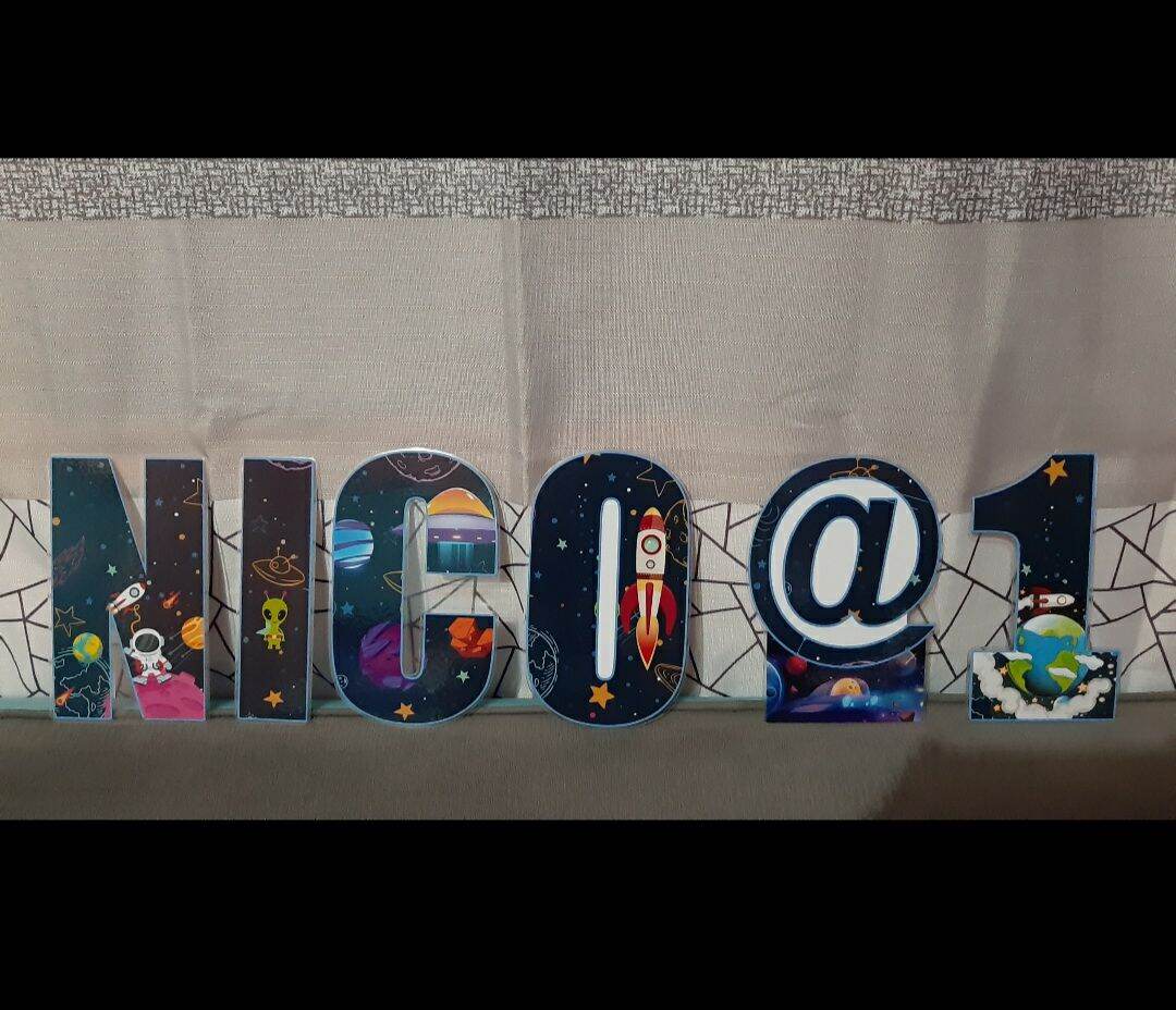 Ms. Rachel Letters for Birthday | standee | backdrop | customized ...