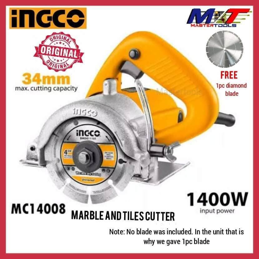 Ingco Marble & Tile Cutter MC14008 free Diamond disc | Lazada