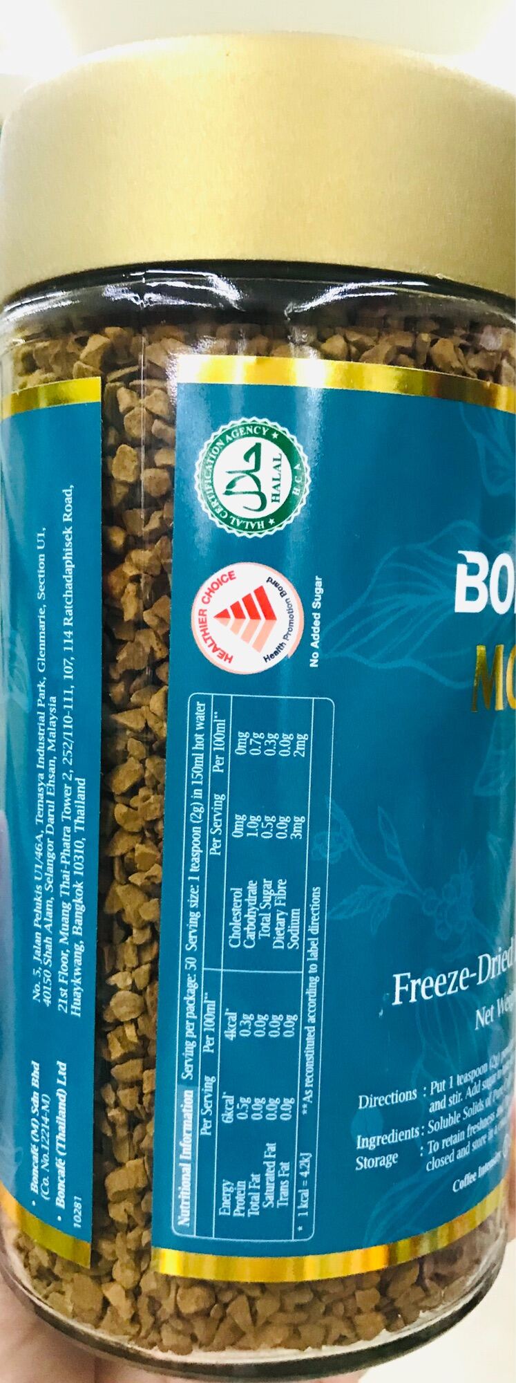 Boncafe Mocca Freeze-Dried Instant Coffee 100g | Lazada PH