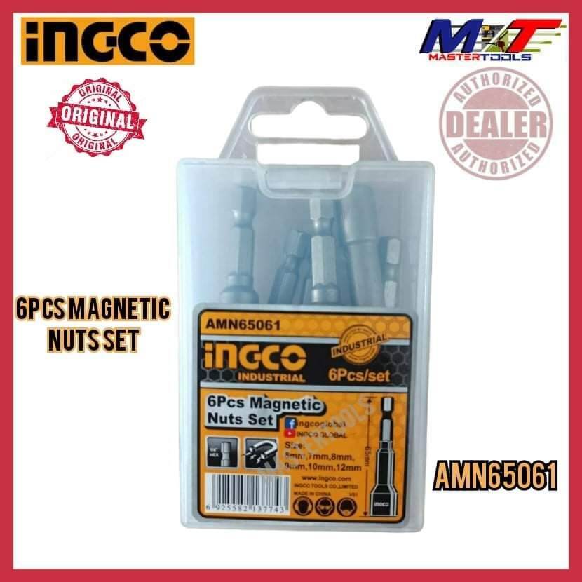 INGCO INDUSTRIAL 6pcs Magnetic Nuts Set (AMN65061) | Lazada PH