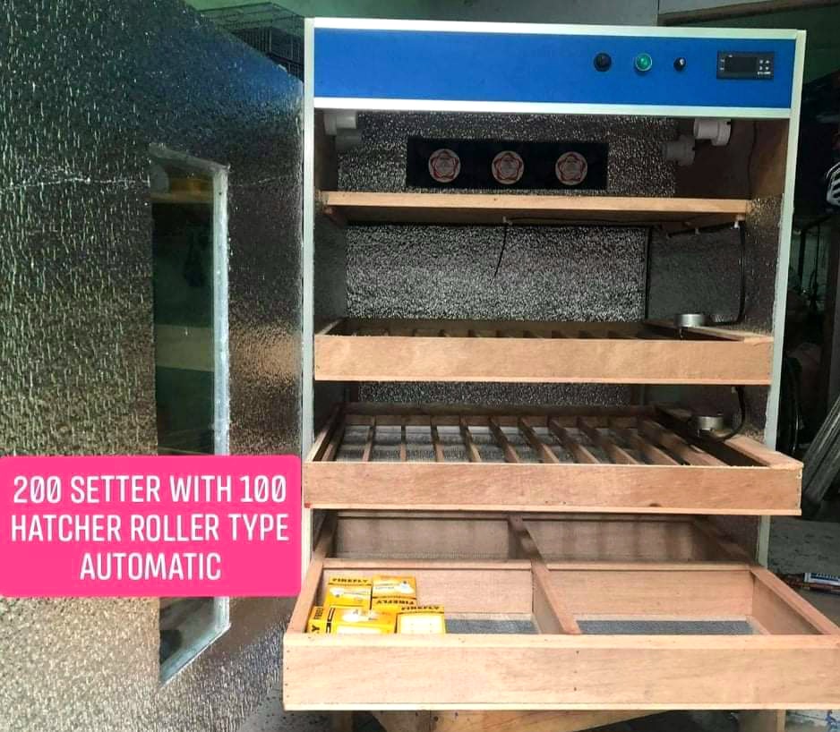 200 Setters w/ 100 Hatchers Roller Type Automatic Egg Incubator | Lazada PH