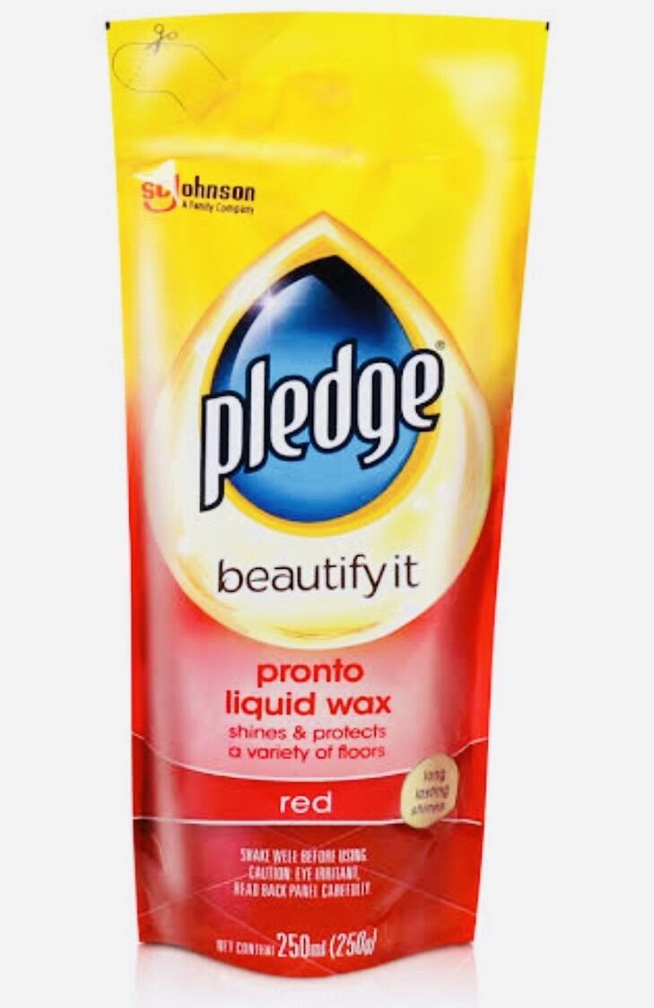 Pledge Pronto Liquid Wax - Red, 250g | Lazada PH