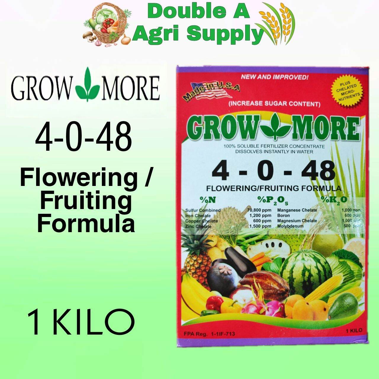Grow More / Growmore Water Soluble Foliar Fertilizer | Lazada PH