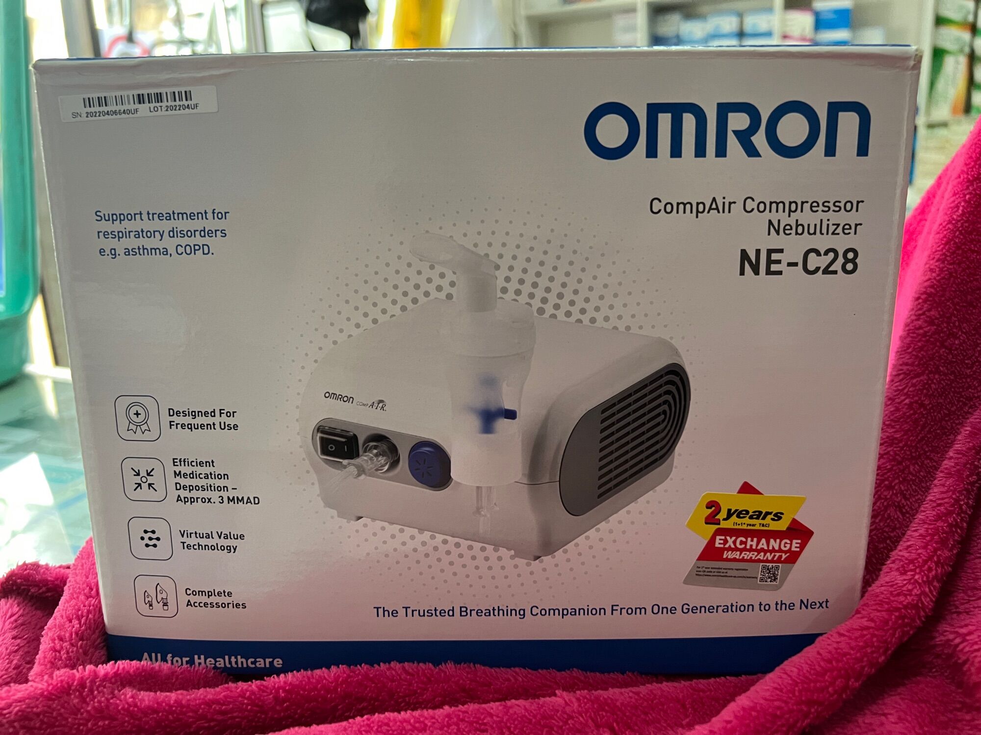 Omron Compressor Nebulizer ( NE-C28 ) | Lazada PH