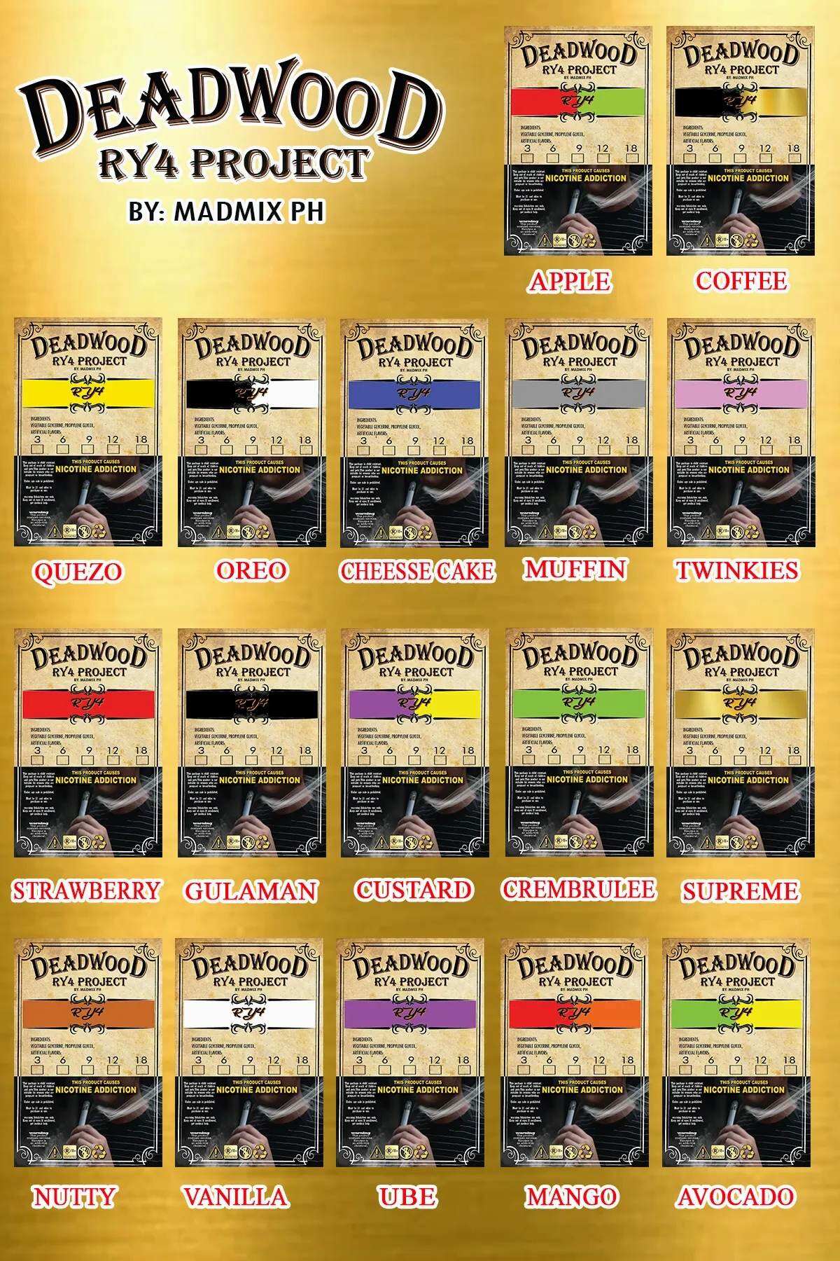 DEADWOOD RY4 12MG/60ML (NEW FLAVOR) | Lazada PH