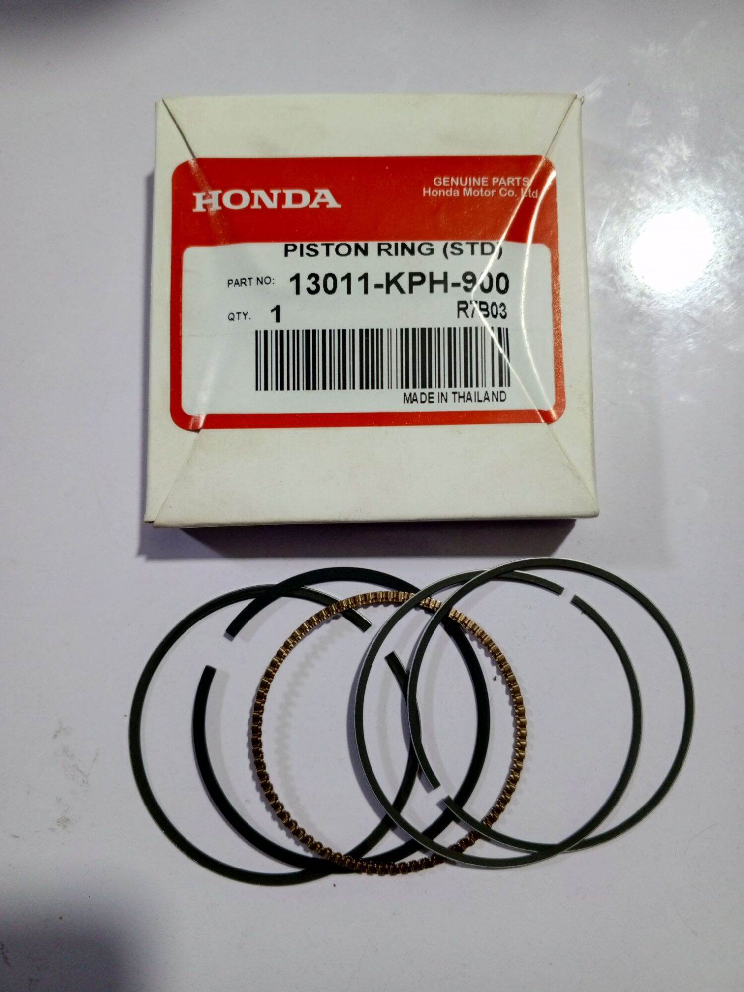 Honda Genuine Piston Ring (STD) 13011-KPH-900 for XRM125 / Wave 125 ...