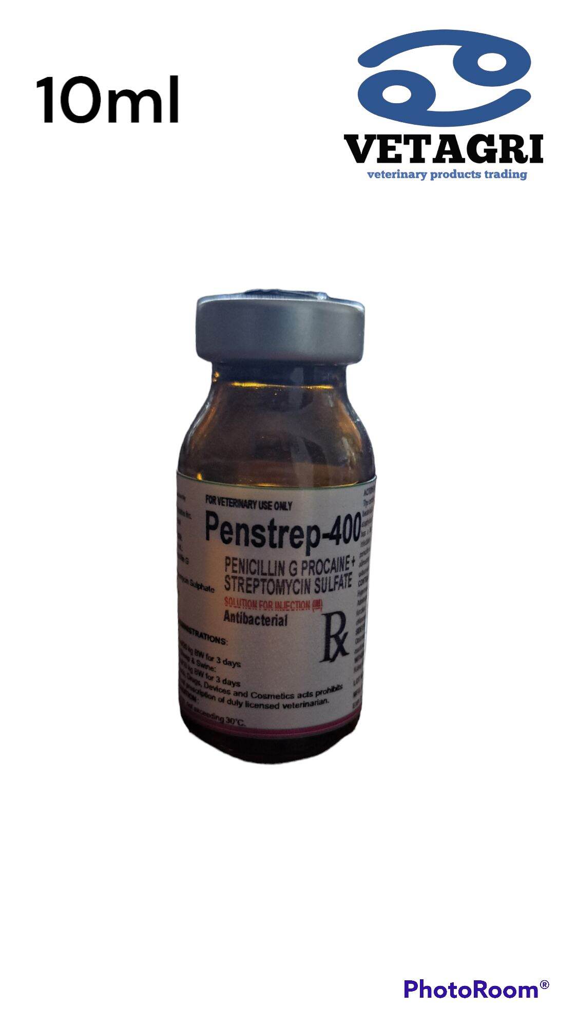 Penstrep - 400 | antibacterial 100ml | vetgen | pennicilin | streptomycin | vetagri for goat ...