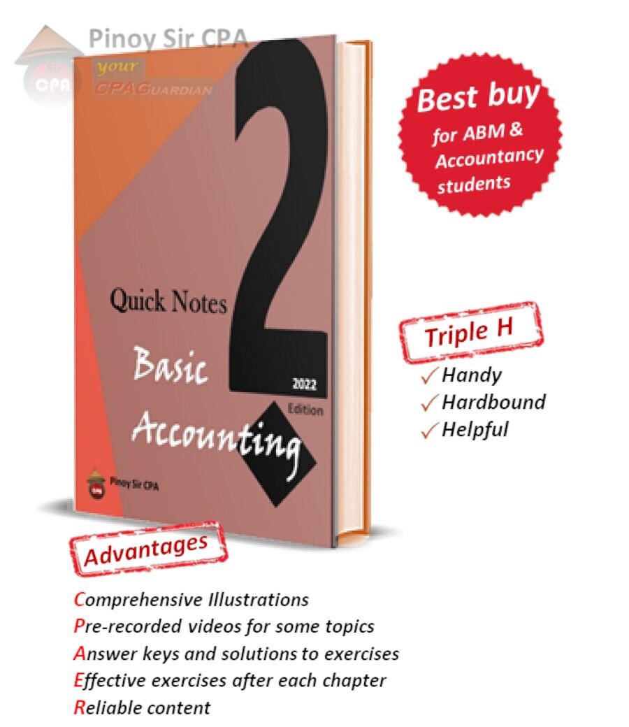 Quick Notes in Basic Accounting 2 | Lazada PH