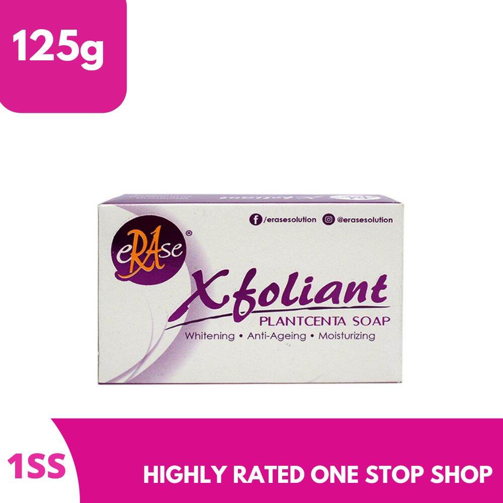 Erase Xfoliant Placenta Soap, 125g | Lazada PH
