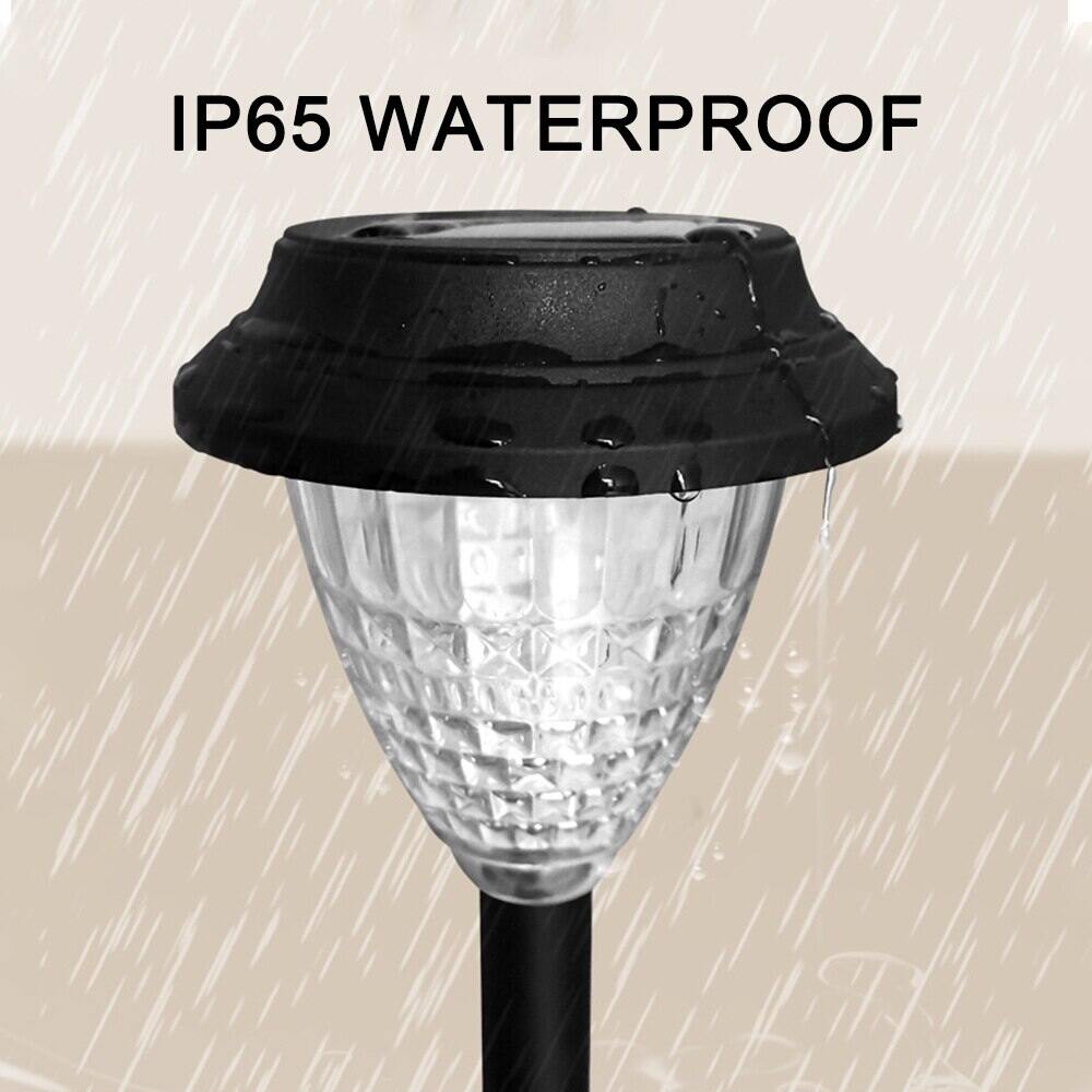 Solar Led Lawn Lamp Outdoor Waterproof RGB Warm Double Light Source ...