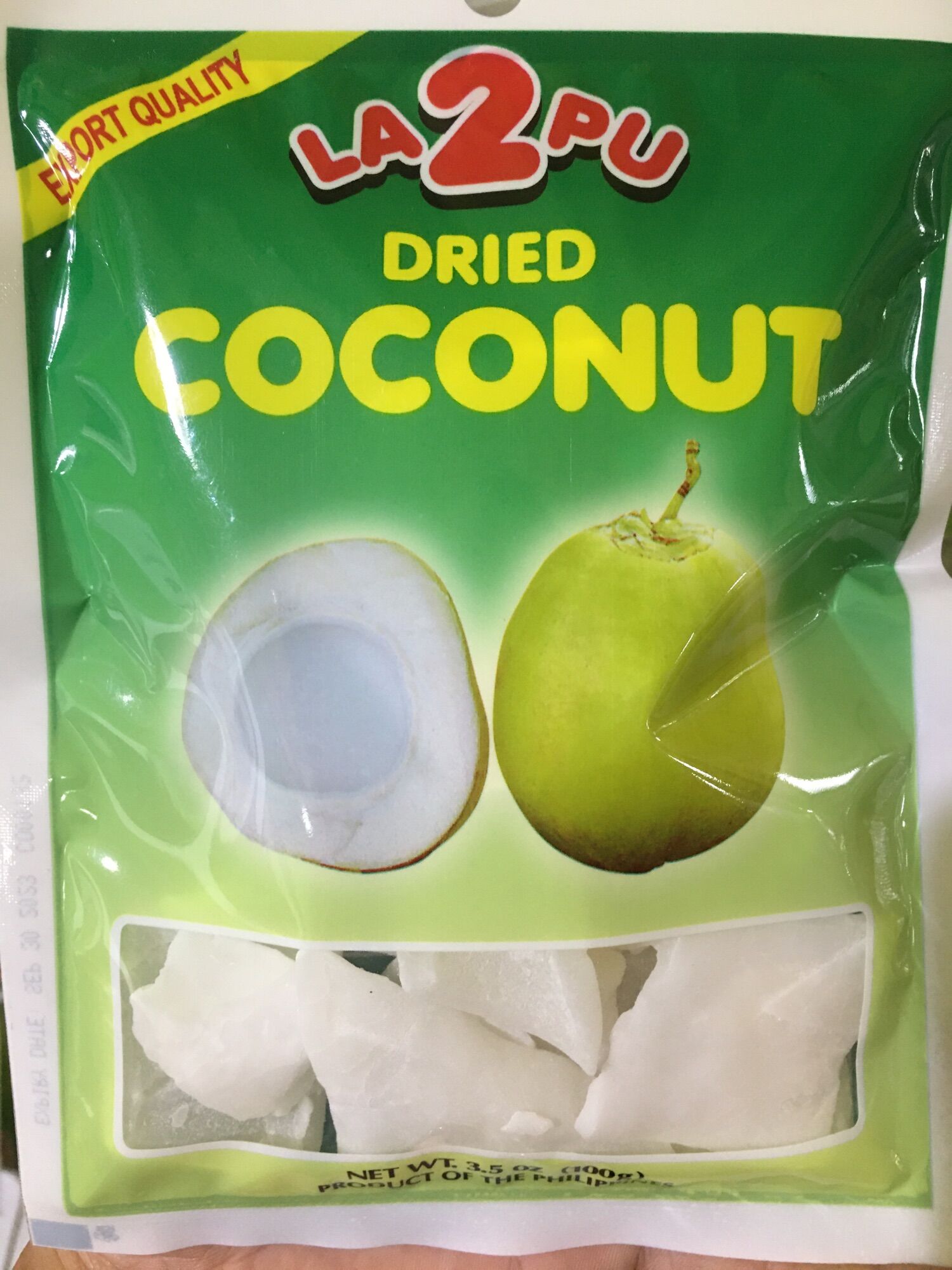 Cebu LapuLapu La2pu dried coconut 100g Cebu delicacy pasalubong | Lazada PH
