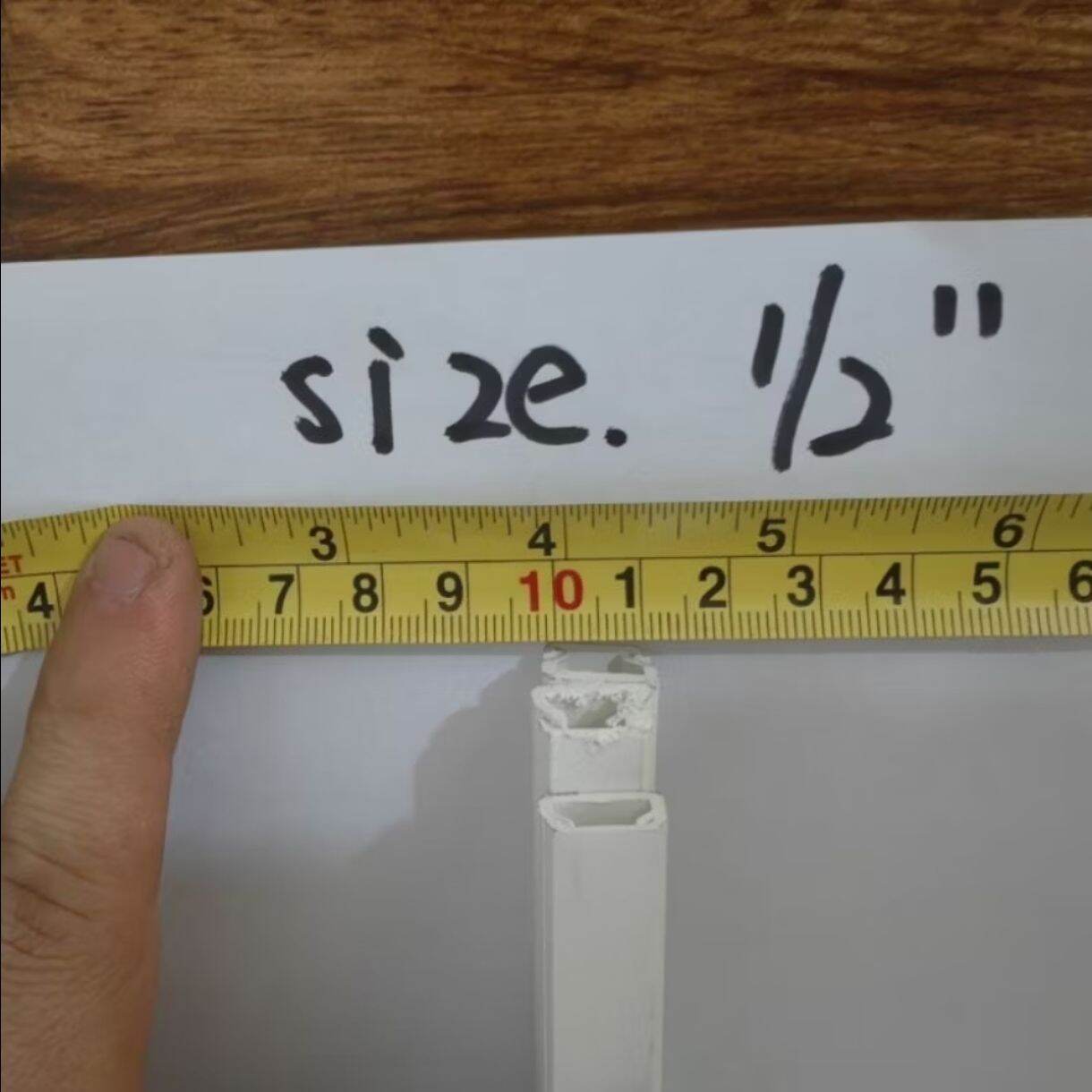 4 FT | PVC Moulding | Electrical Wire Pipe | Plastic Pipe For ...