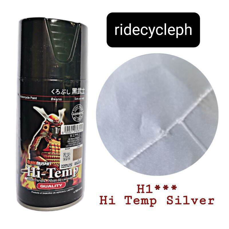 Samurai Paint H1 Hi-Temp Silver 300ML | Lazada PH