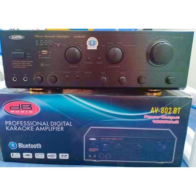 DB Audio amplifier AV-802BT with fm 1000wx2 | Lazada PH