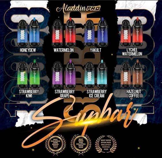Aladin Pro Supbar up to 10000 Puffs 5% Juice Strength Dispo Legit ...