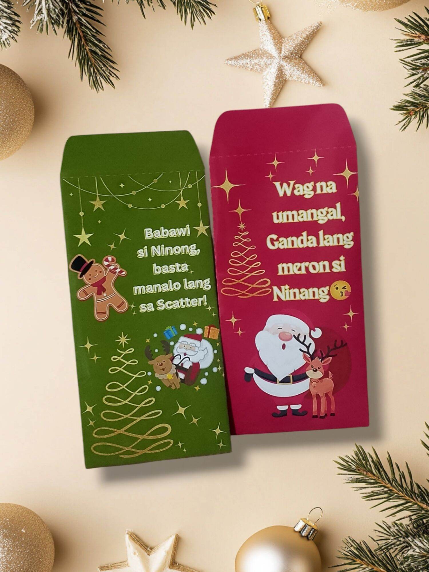 Funny messages Ang Pao / Ampao /5pcs