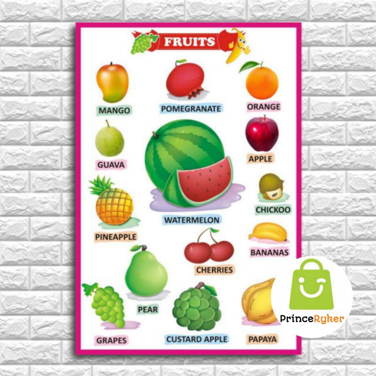 Images Of Fruits Chart - Infoupdate.org