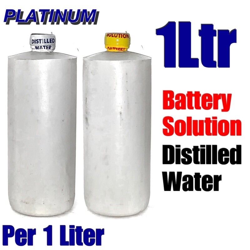 1Ltr | Distilled Water | Battery Solution | Battery Acid | Sold per 1 Liter bottle | Lazada PH