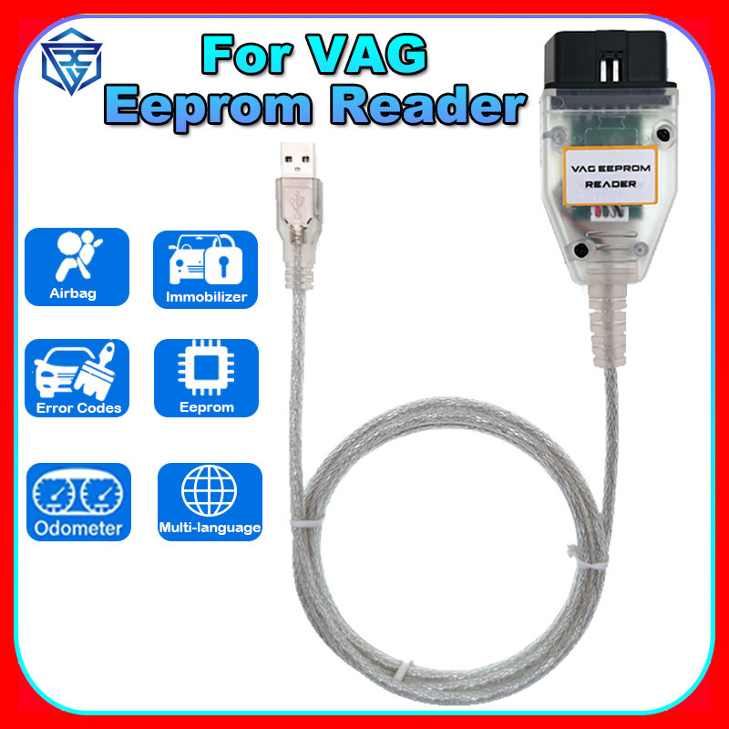 For VAG Eeprom Programmer Reader 1.20 For Airbag Crash Data Read Write ...