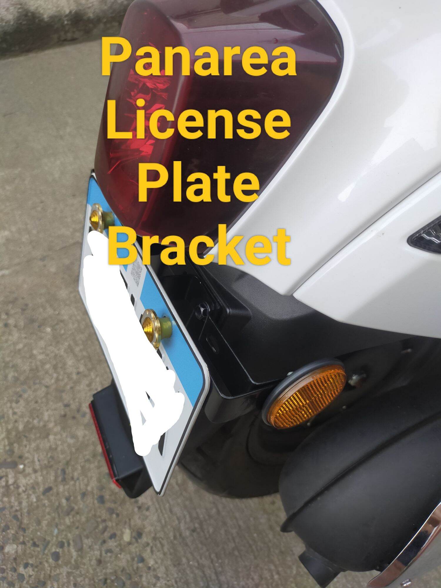 BENELLI PANAREA 125 PLATE NUMBER BRACKET