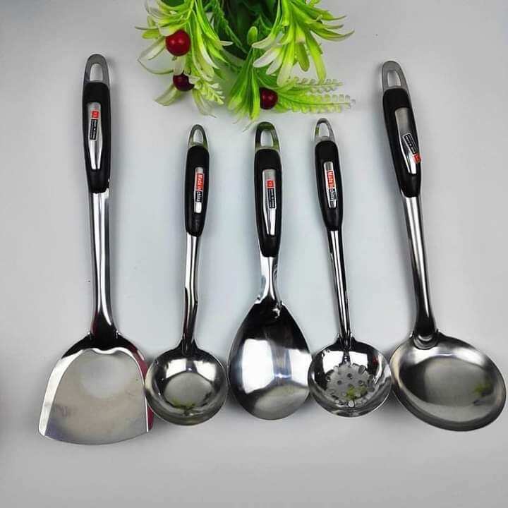 5IN1 Stainless Steel Kitchen Utensils Ladle/Sandok | Lazada PH