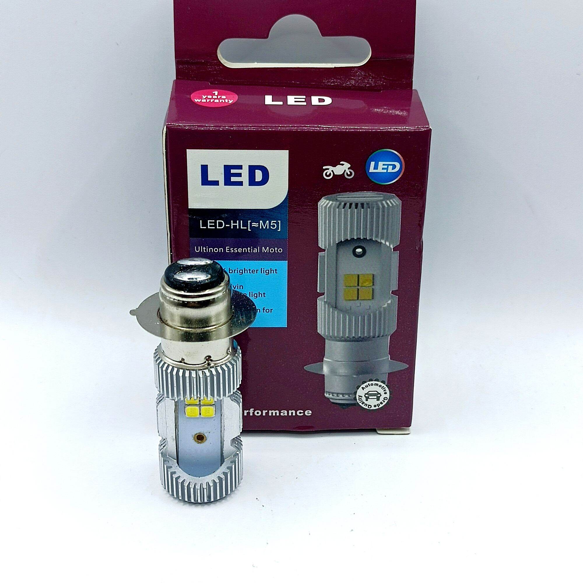 HEADLIGHT LED BULB T19 MOTORCYCLE UNIVERSAL(ALL WHITE) | Lazada PH