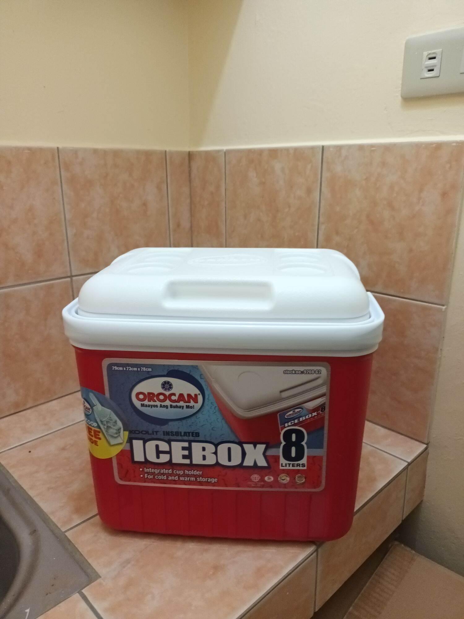 OROCAN-KOOLIT INSULATED ICE BOX 8LITERS FREE ICE SCOOP stock no.:9208 ...