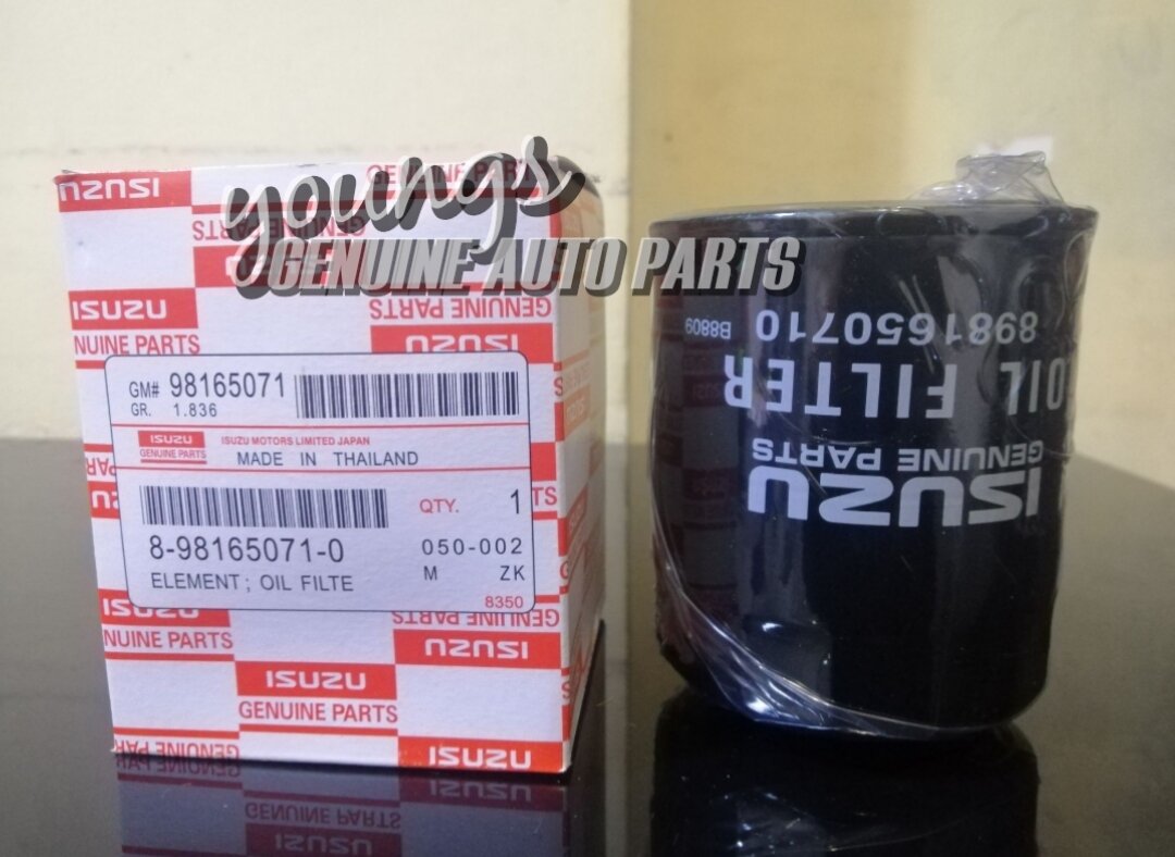 ISUZU D-MAX MUX GENUINE OIL FILTER | Lazada PH