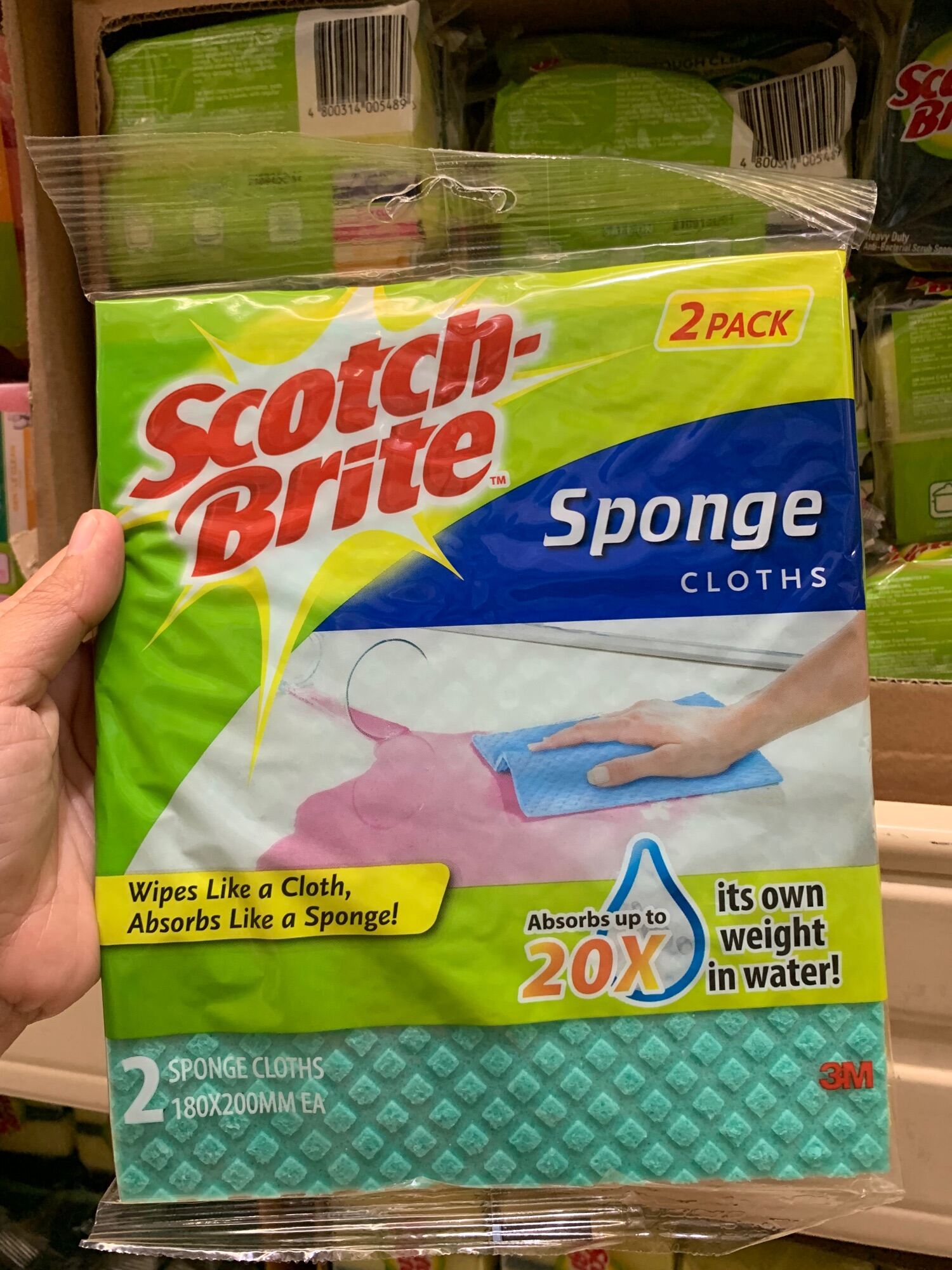 SCOTCH BRITE EN PPOSE SPONGE CLOTH 2s | Lazada PH