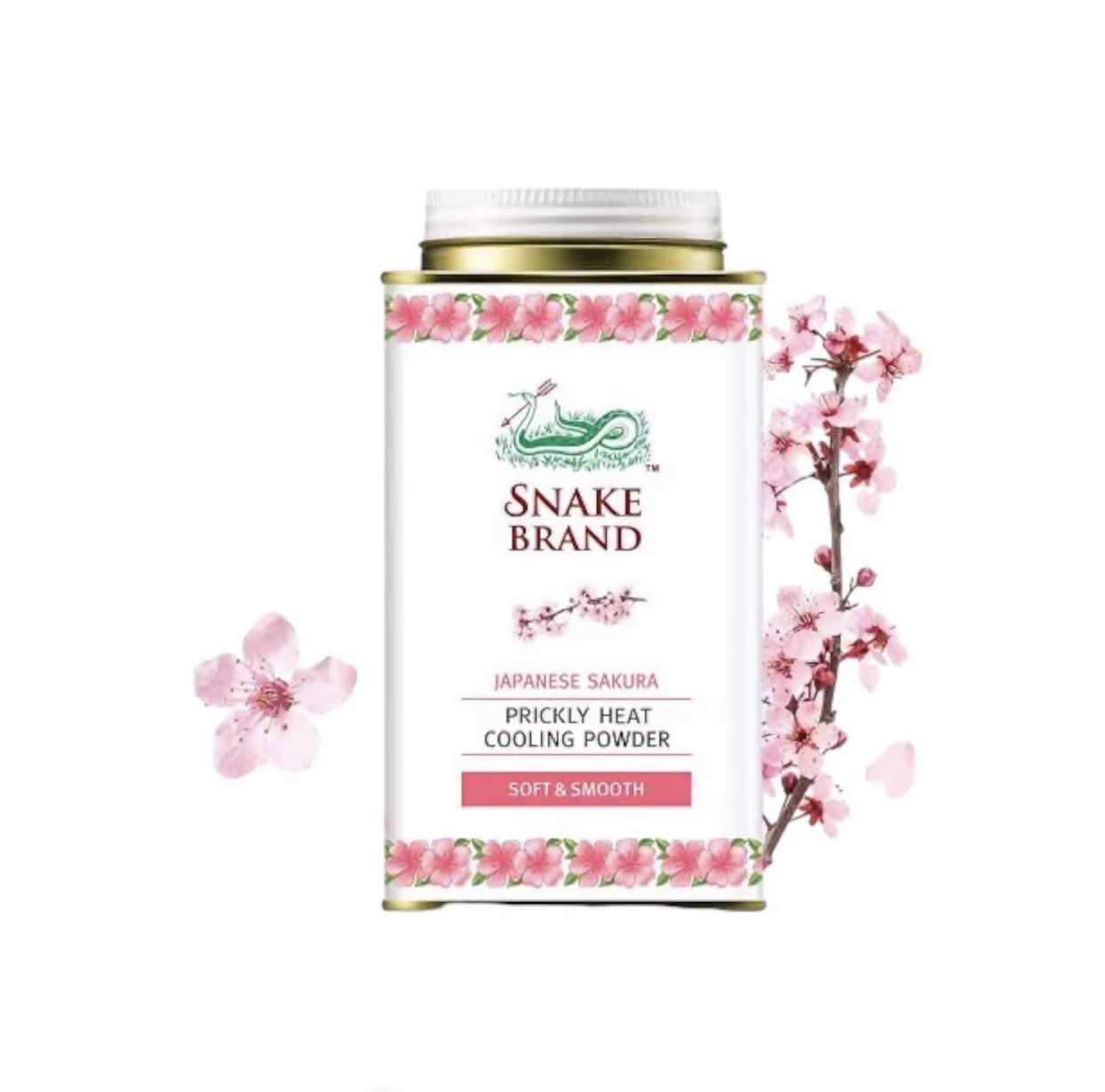 SNAKE BRAND PRICKLY HEAT JAPANESE SAKURA COOLING POWDER 140g | Lazada PH