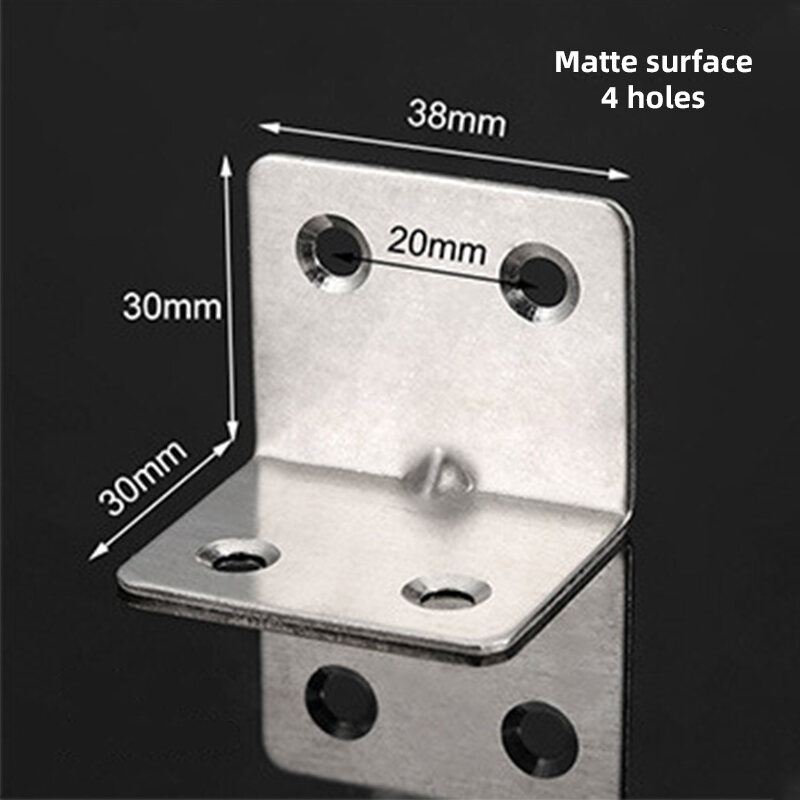 1Pc Stainless Steel Corner Code Hardware Thickened Square Corner Code ...