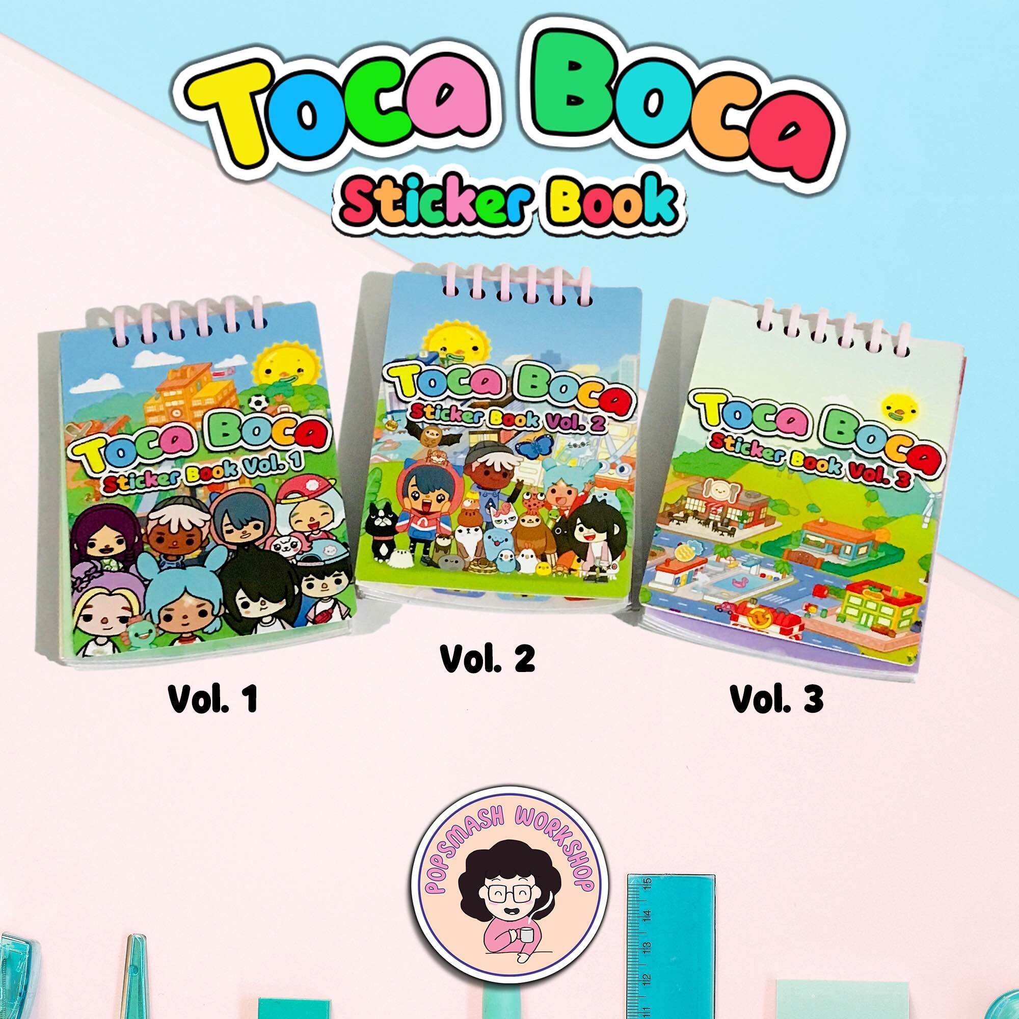 Toca Boca Toca Life Sticker Book containing 20 sticker sheets | Lazada PH