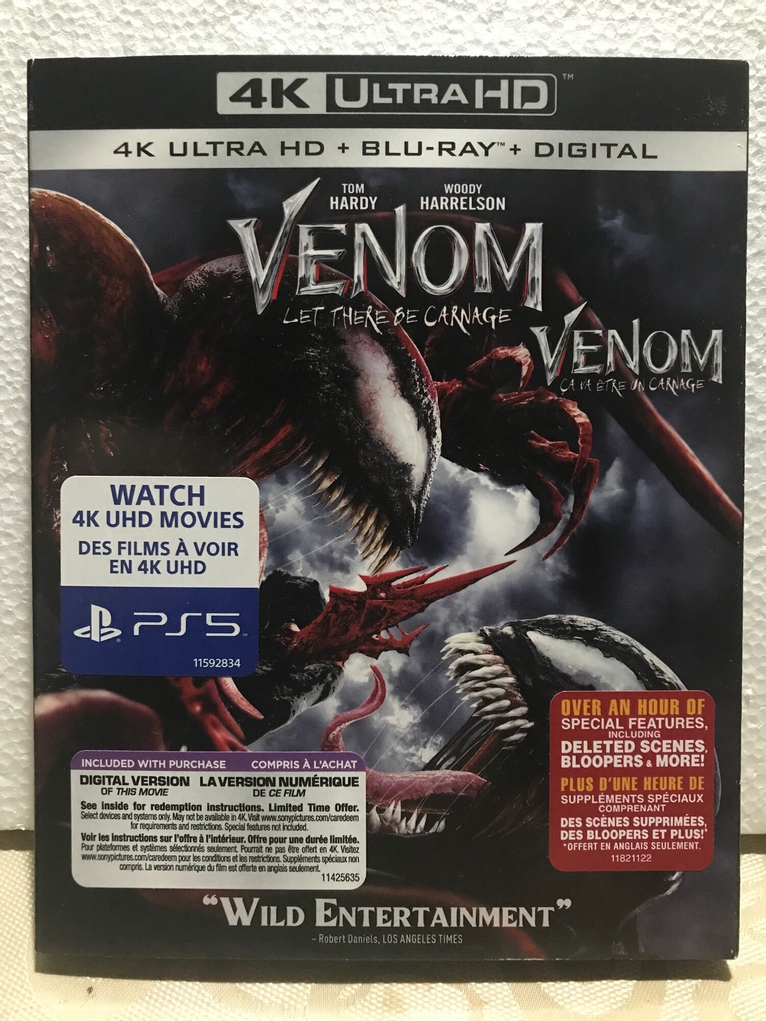 VENOM: Let There Be Carnage 4K UHD+Blu-Ray SEALED | Lazada PH