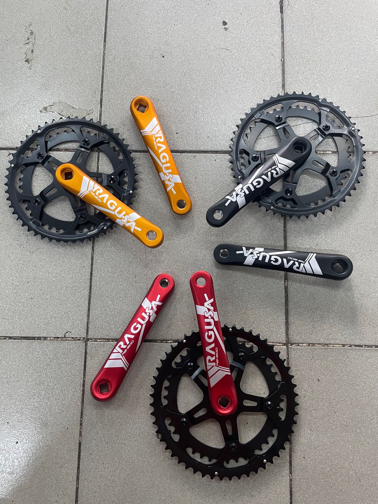 Ragusa RB800 Crank 52-42t square type removable chainring | Lazada PH