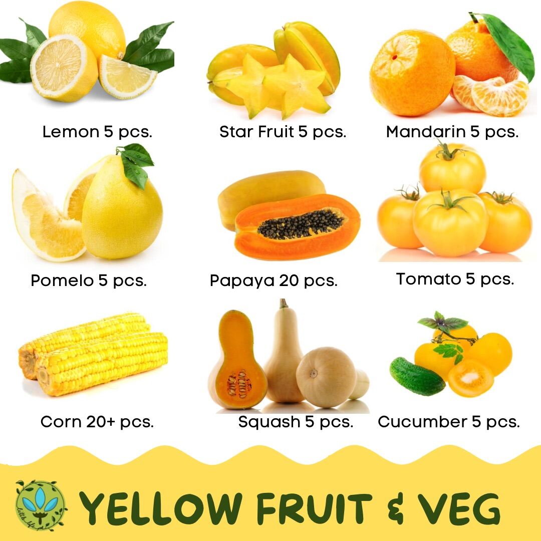 Yellow Fruits & Vegetable Seeds for Outdoor Gardening Plant | Lazada PH