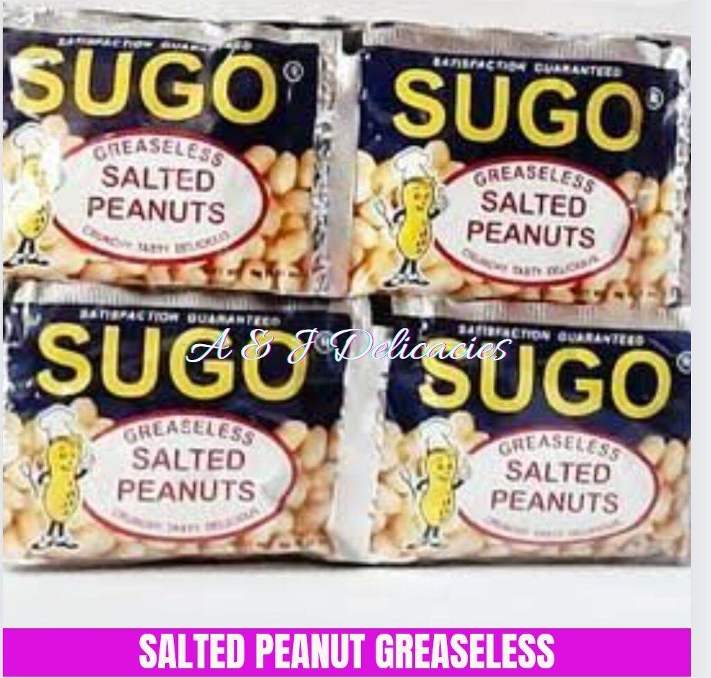 Sugo Salted peanut and Hot Spicy Peanuts Greaseless (20pcs Per Pack ...