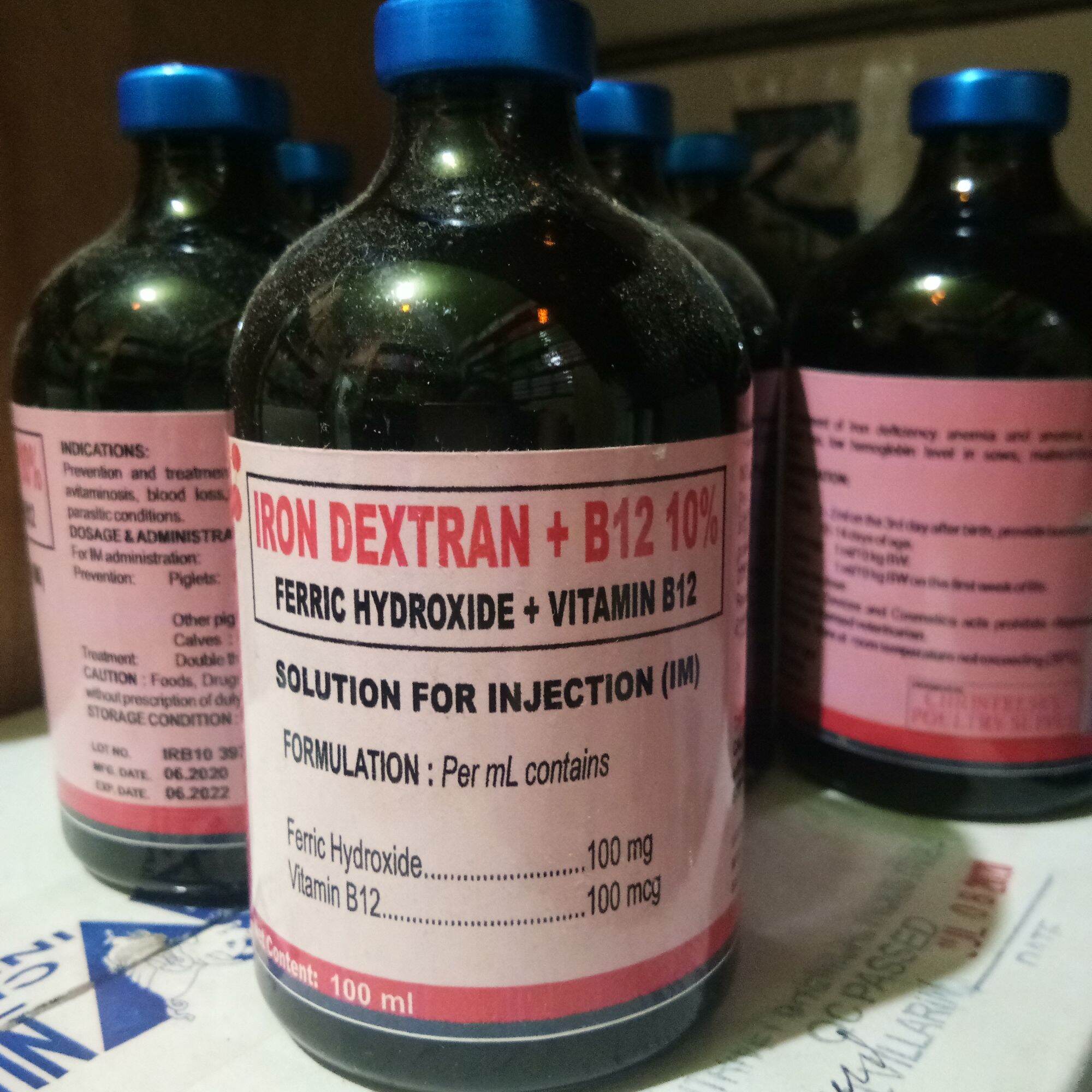 IRON DEXTRAN PLUS B12 10% Solution for injection 100ml | Lazada PH