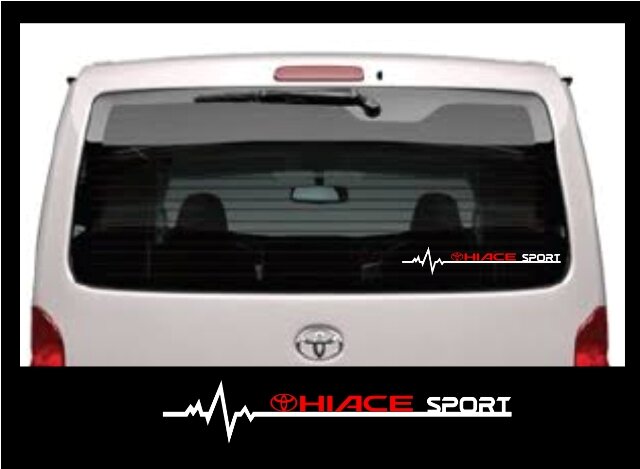 Toyota Hiace Grandia Commuter Van Sport Sticker Design | Lazada PH