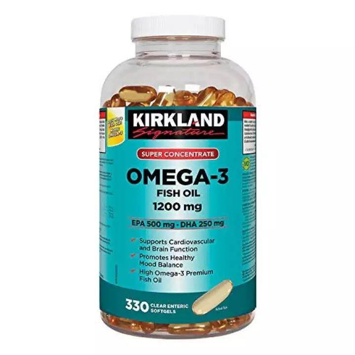 Kirkland Signature Super Concentrate Omega-3 Fish Oil 1200mg | Lazada PH
