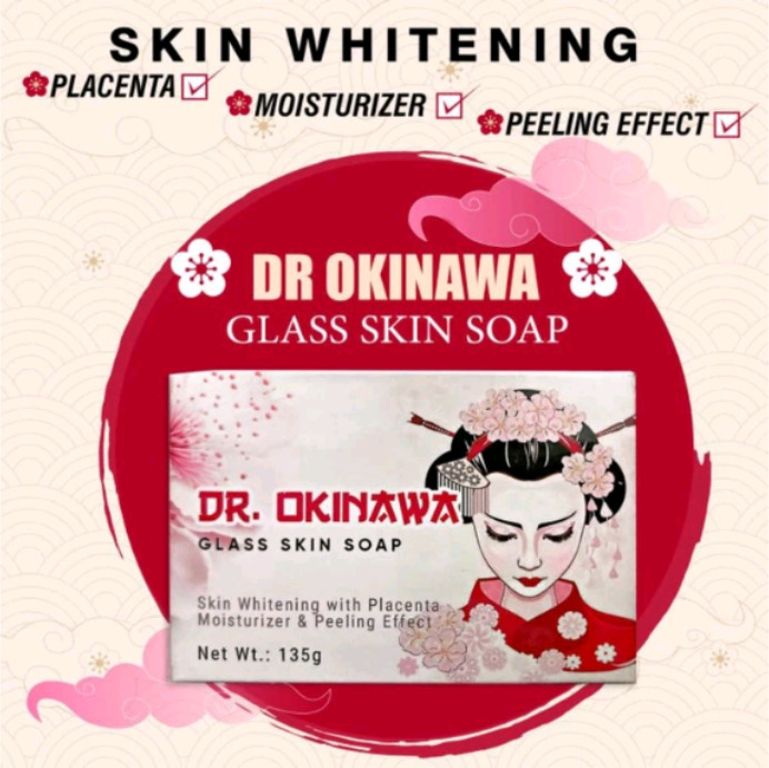 Dr. Okinawa Skin Whitening Soap with placenta, collagen, glycerine ...