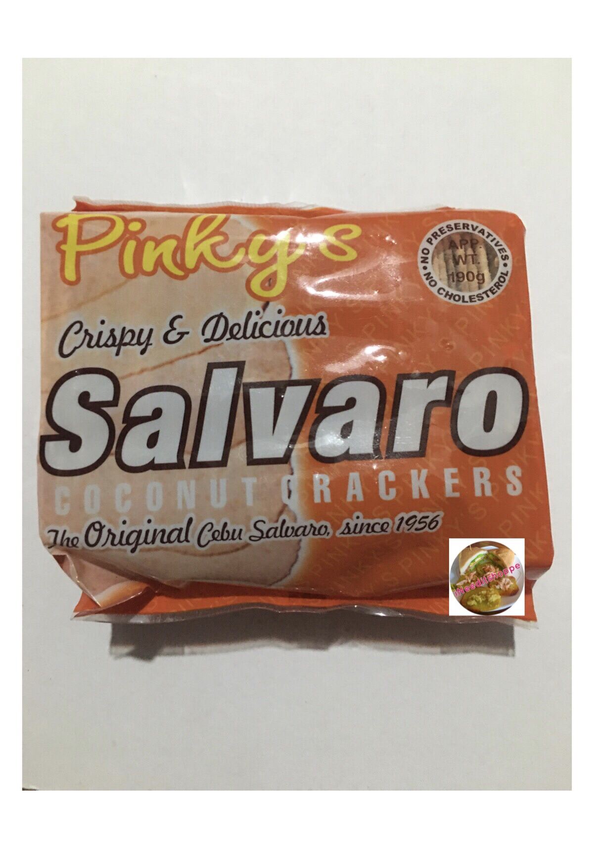 Pinky’s Salvaro Coconut Crackers 190g Crispy and Delicious. The ...